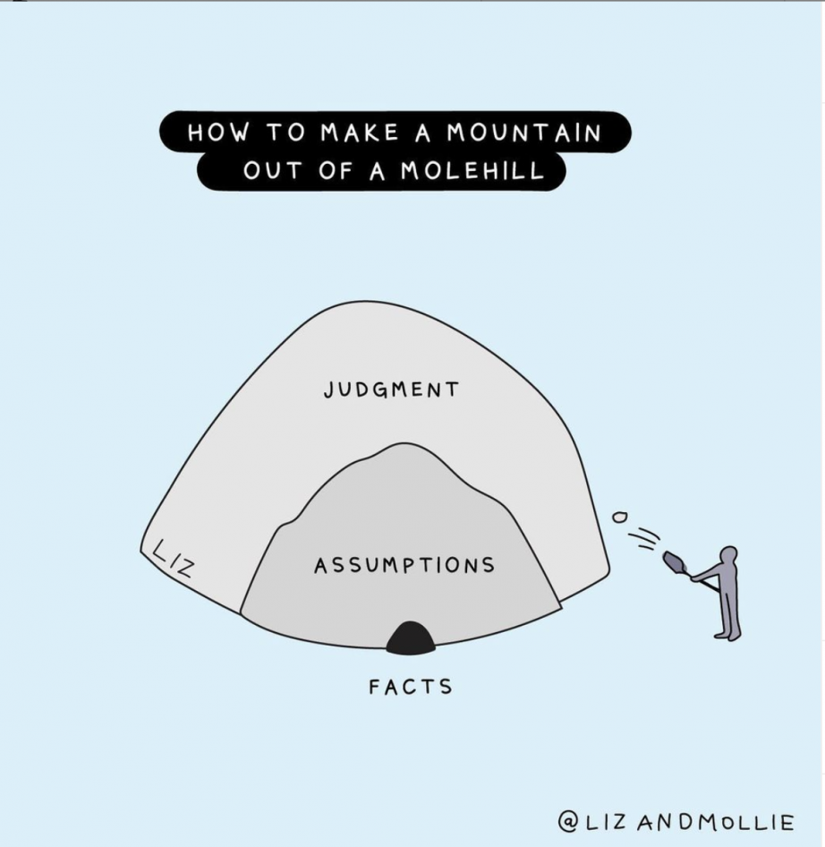 How to make a mountain out of a molehill